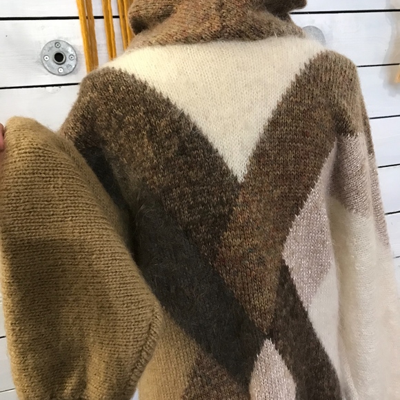 Sweaters | Vintage Earth Toned Turtle Neck Sweater | Poshmark